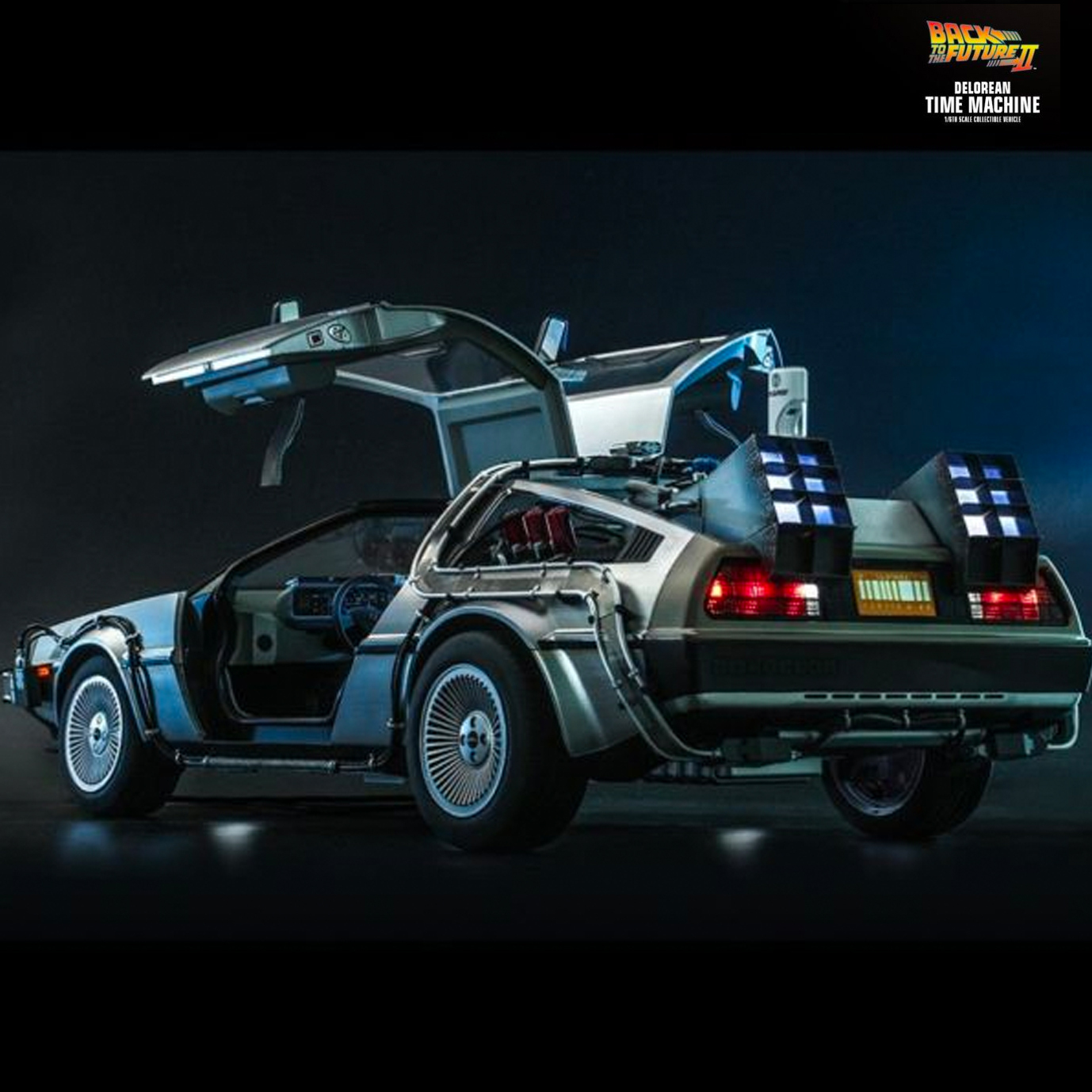 Hot Toys Back to the Future 2 - Delorean 1:6 Scale Time Machine NEW ...