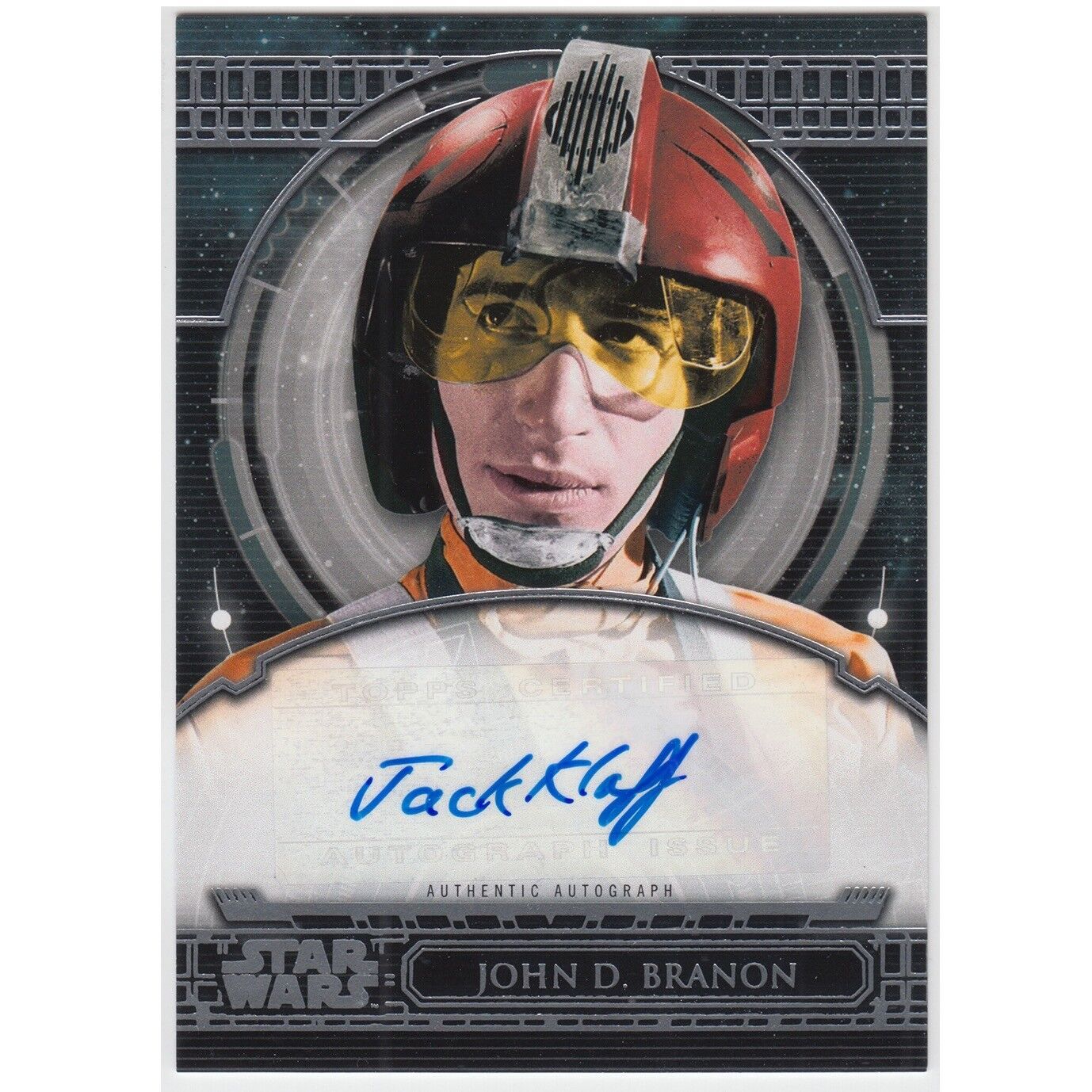 Topps Star Wars 40th Anniversary Jack Klaff Autograph AA-JK John D ...